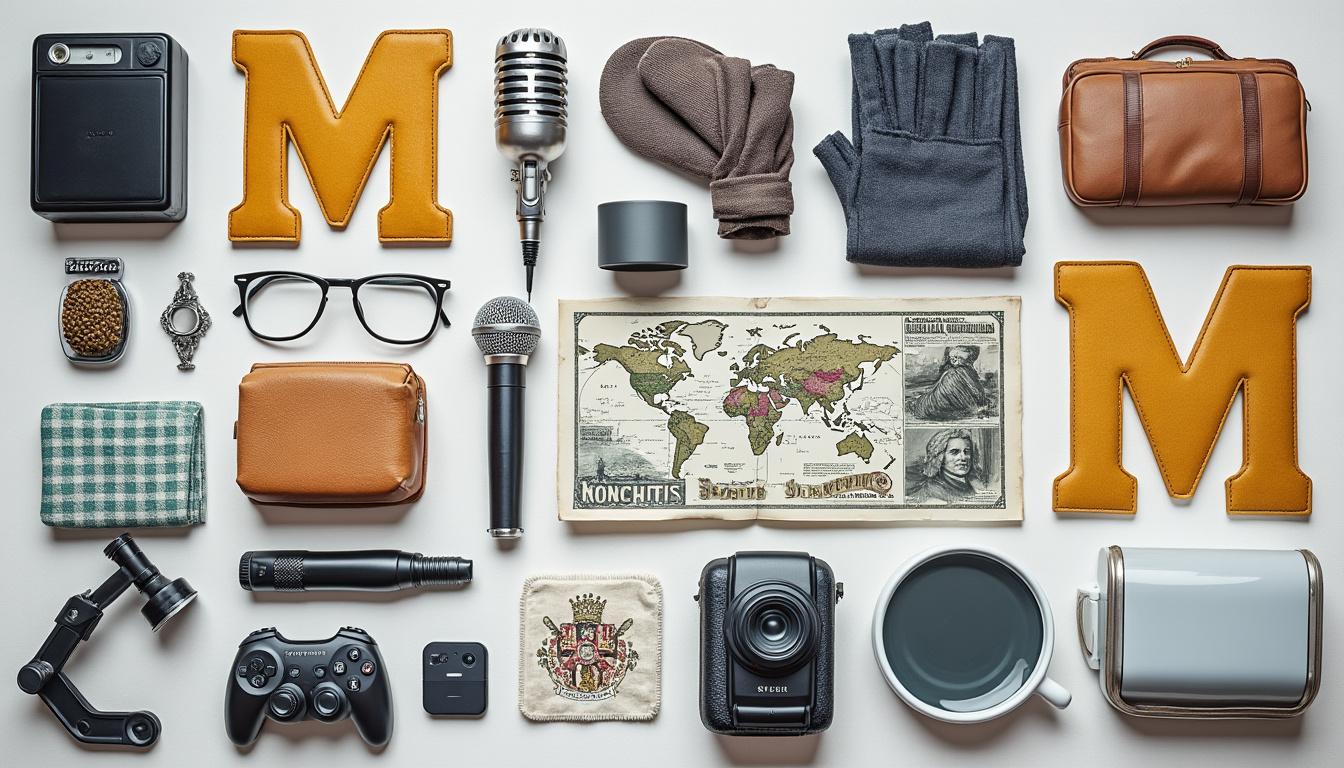 objets quotidiens en M à découvrir